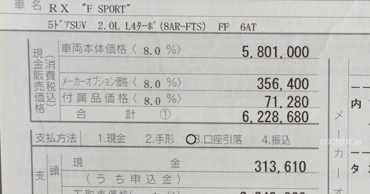 【初めてのレクサス購入ガイド3】試乗・見積もり・注文編 | EGORIDE